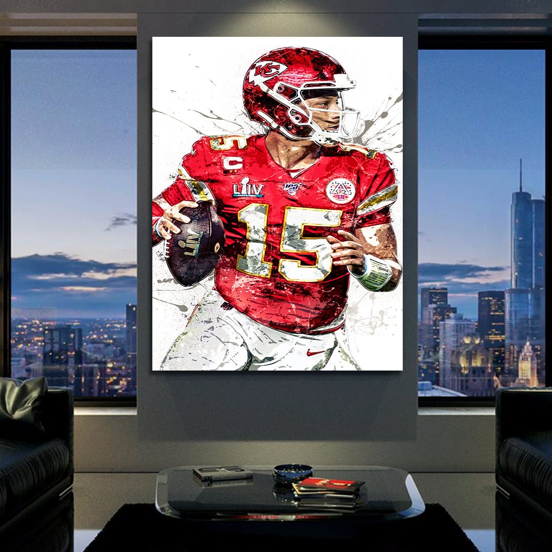 Patrick Mahomes Poster - Kansas City Chiefs by Namn | Printblur