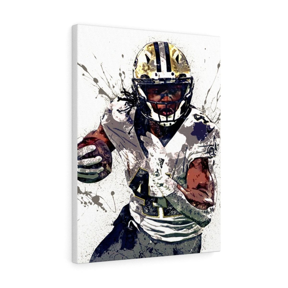 Alvin Kamara, N€W Orleans Saints, Premium Poster Print, Canvas Wrap ...