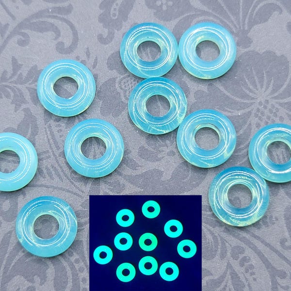 Donut Bead 9mm Opal - Etsy