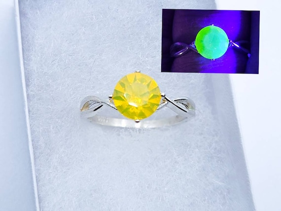 Uranium Glass Ring