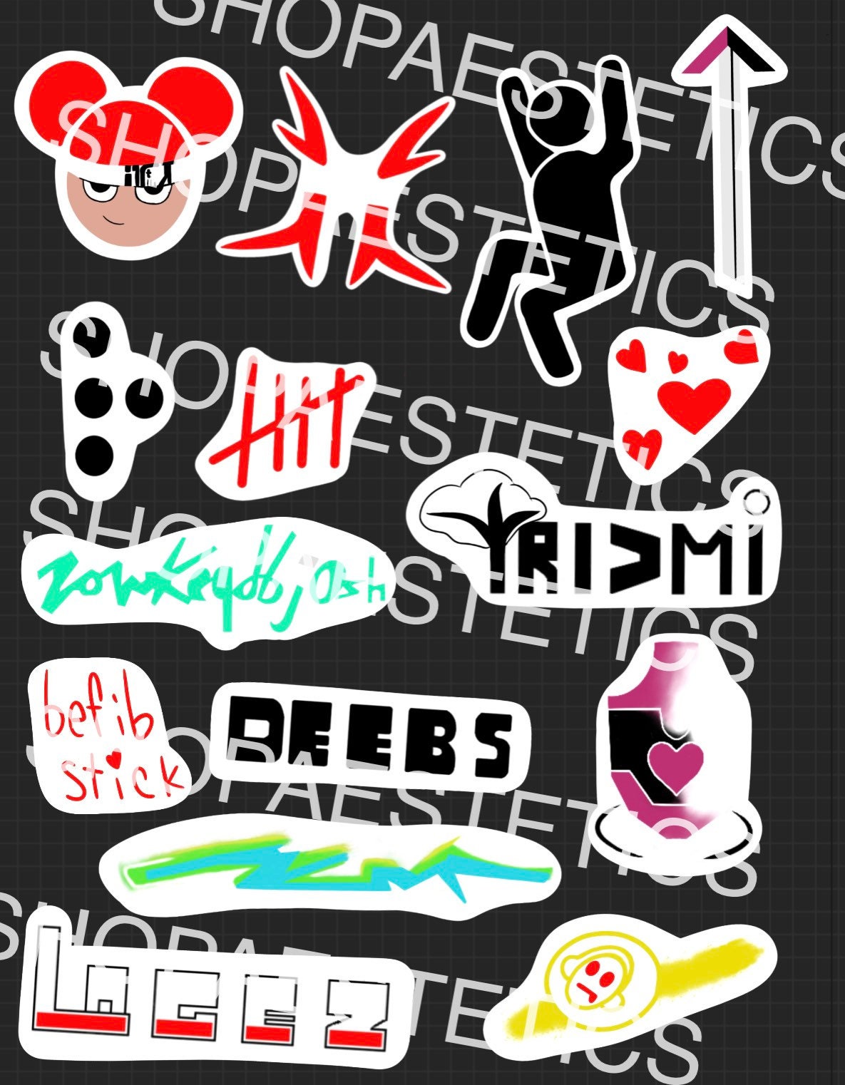 Apex Legends Lifeline Shock Stick Sticker Set - Etsy