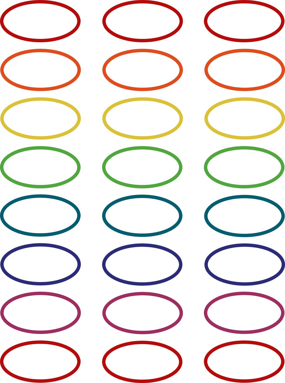 Boomwhacker/bell 1" X 2" Solfege/doremi Music Note Ovals/stickers - Etsy