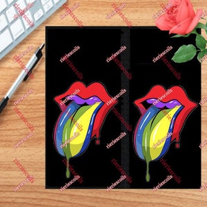 Rainbow Dripping Mouth Design 1 Download, Vector Clipart, Jpg, Png, Svg ...