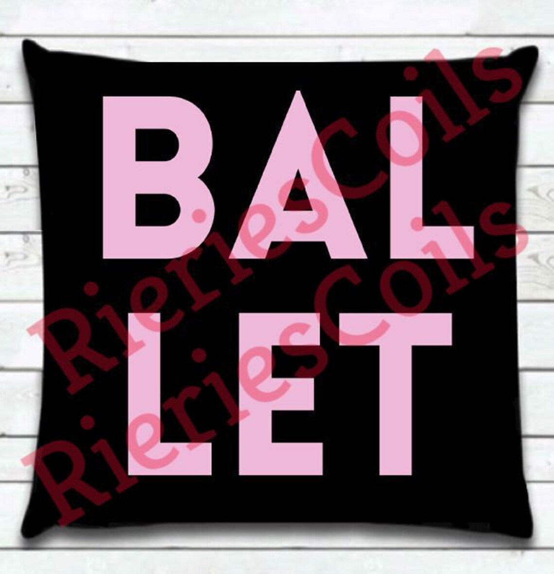 BALLET Pink Word Art Ballerina Pointe Design 1 That Can Be - Etsy