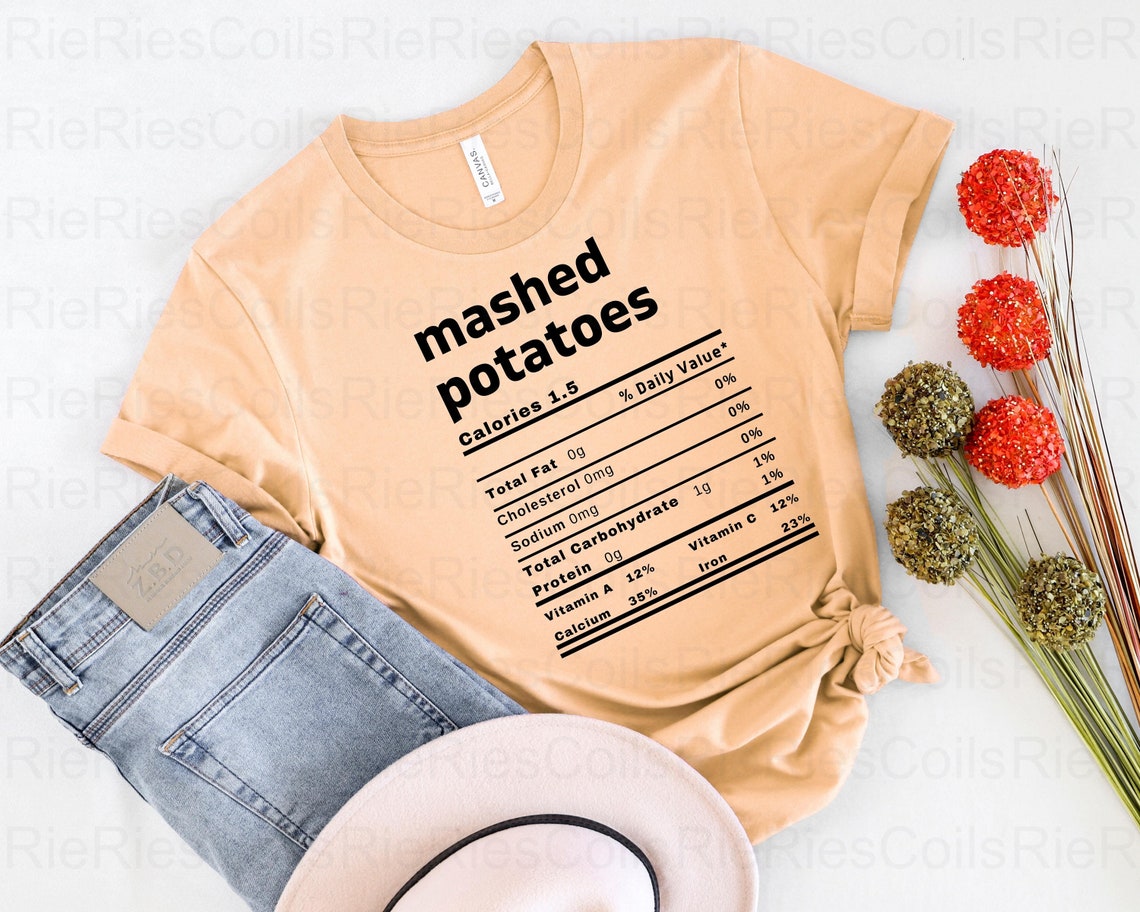 Matching Family Thanksgiving Holiday Mashed Potatoes Christmas Menu ...