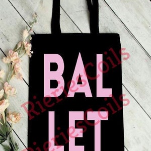 BALLET Pink Word Art Ballerina Pointe Design 1 That Can Be Downloaded ...