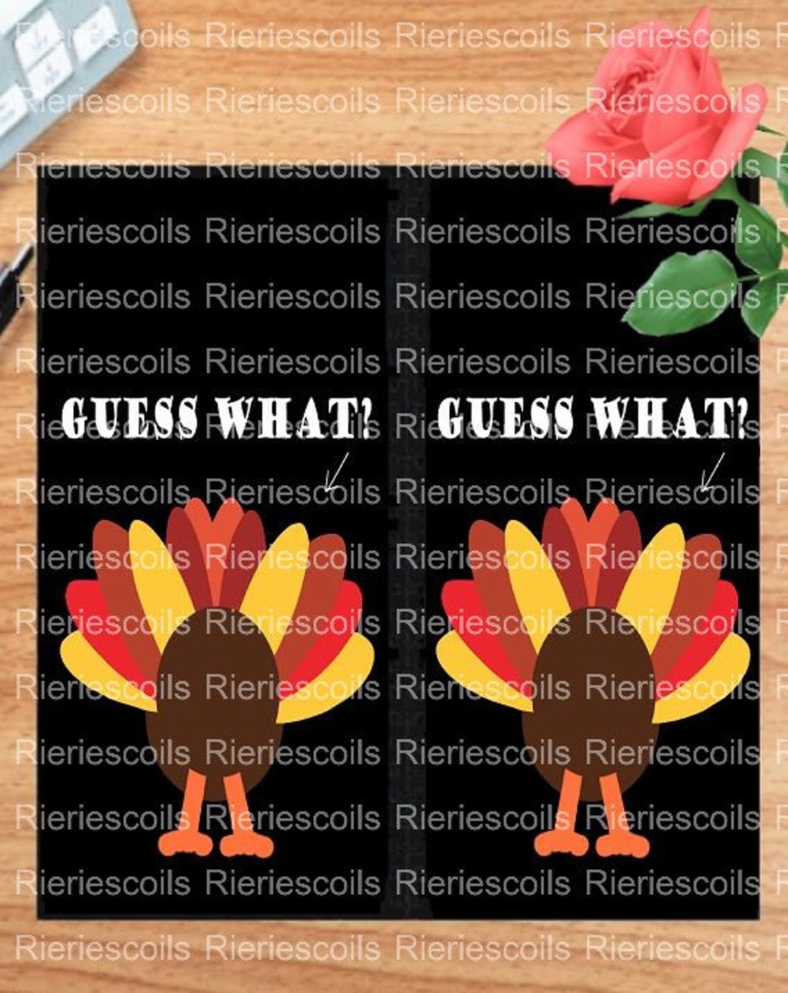 Funny Guess What Turkey Butt Thanksgiving Christmas Printable - Etsy