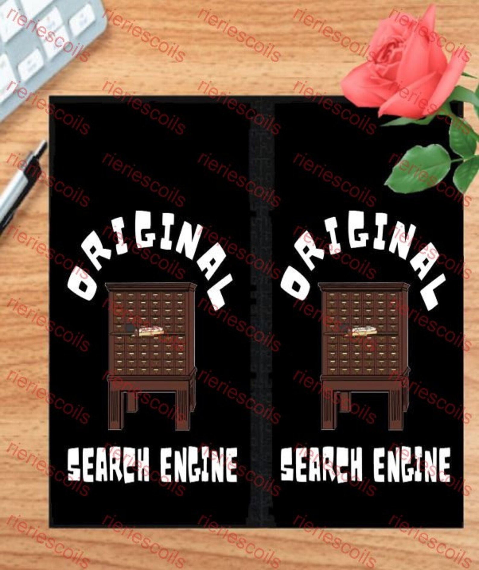 Funny Card Catalog Cabinet Dewey Decimal System Original - Etsy