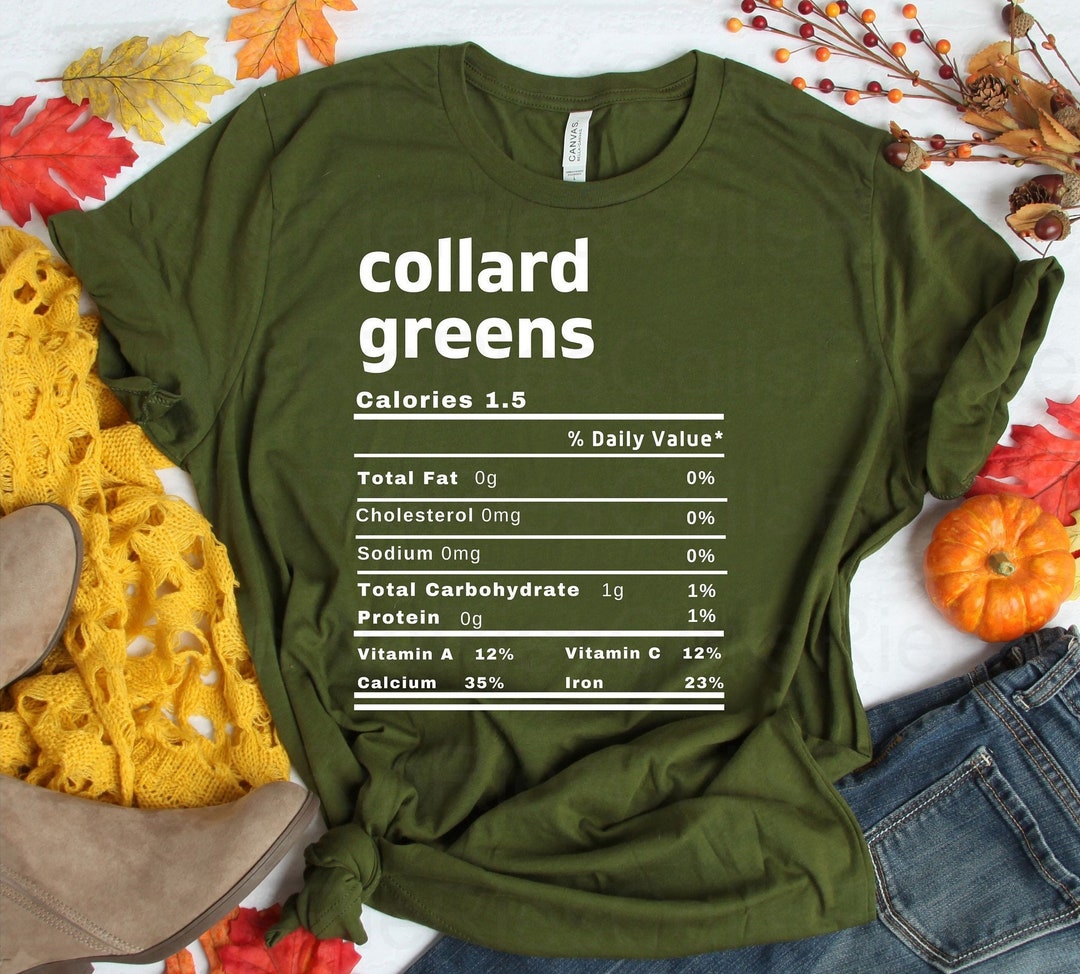 Matching Family Thanksgiving Holiday COLLARD Greens Christmas Menu ...