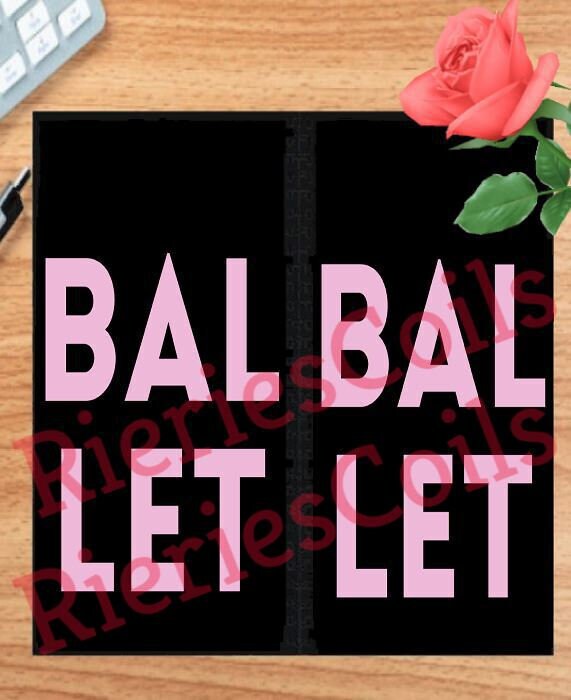 BALLET Pink Word Art Ballerina Pointe Design 1 That Can Be | Etsy