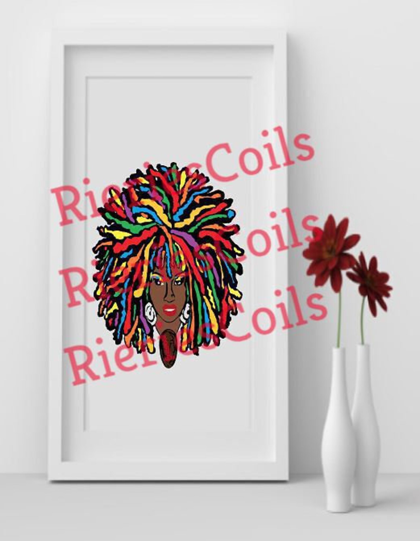 Colorful Locs Afro Dreadlocs Black Lives Matter Design 4 That Can Be ...