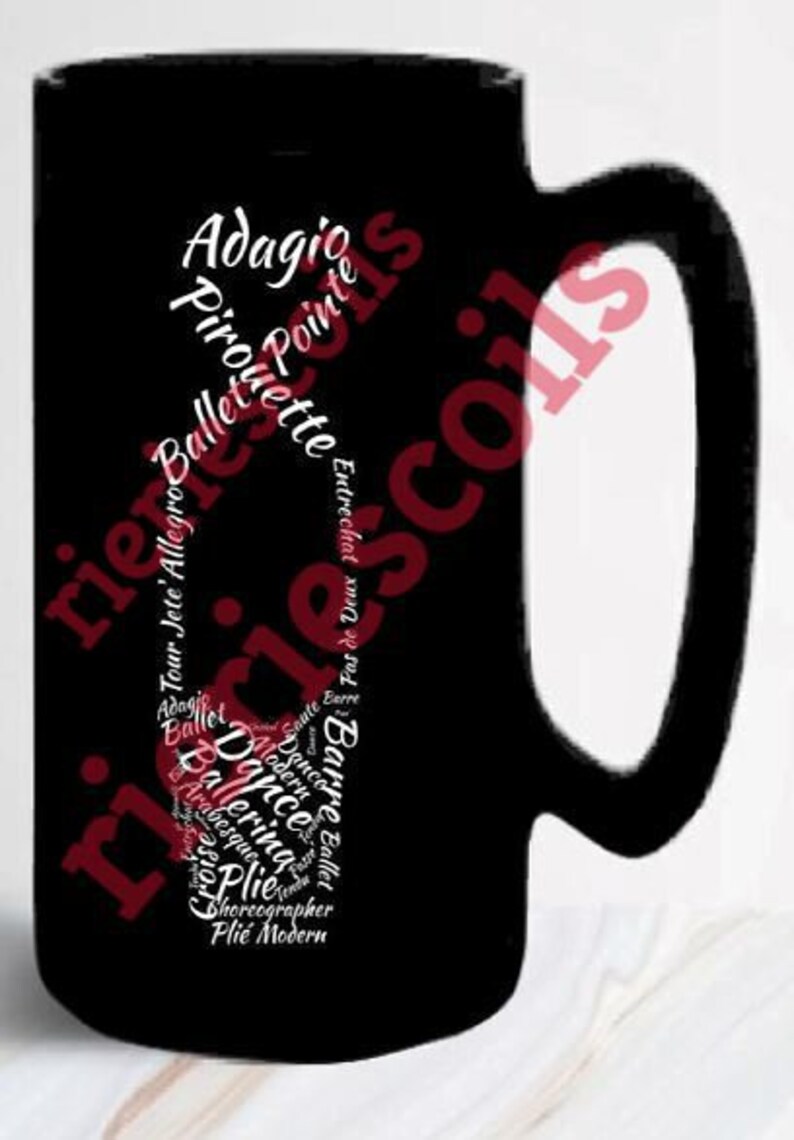 BALLET Pointe Shoe Word Terms Adagio Design 3 That Can Be Downloaded as ...