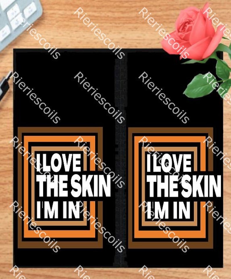 I LOVE the Skin I'm in Melanin Shades of Black or Brown - Etsy