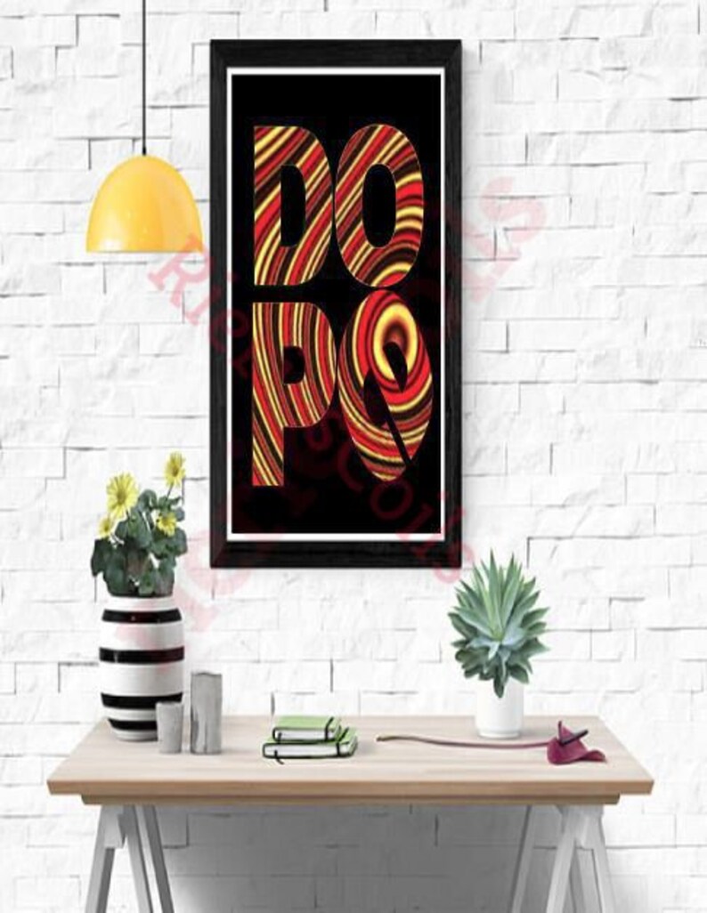 DOPE Word Art Abstract Design 2 Printable Design Vector - Etsy