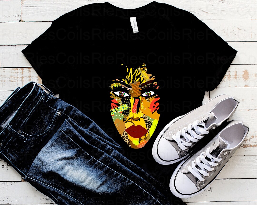 Abstract Natural Hair Art 1, Graffiti Avid Traveler Face Design, SVG ...