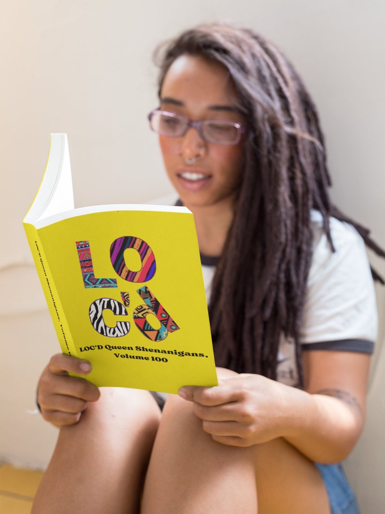 LOC'D Word Art Patterned Letters Dreadlocs Locs Black - Etsy