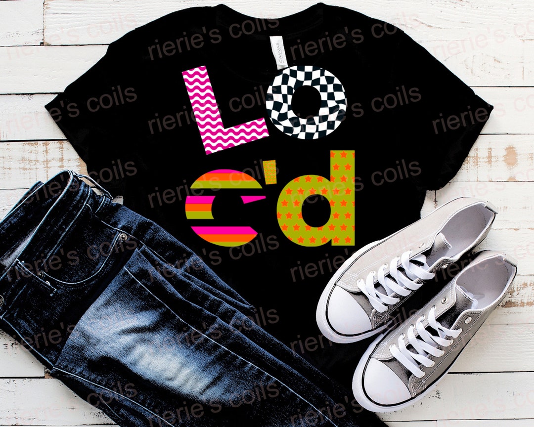Natural Hair Locs Design, LOC'D Word ART 11 SVG, Self-empowerment ...
