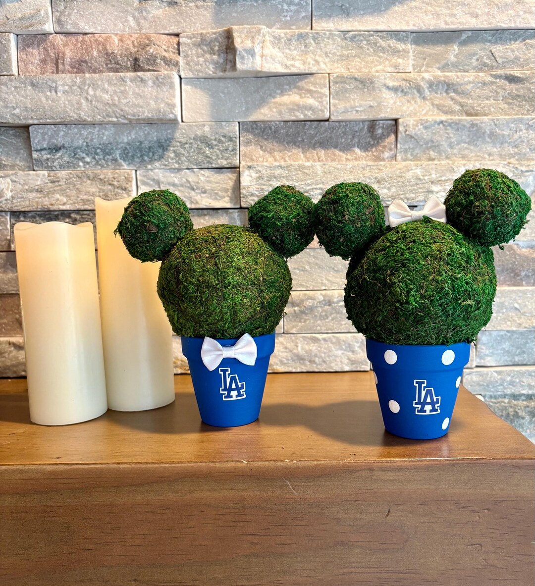 LA Dodgers Mickey & Minnie - Etsy