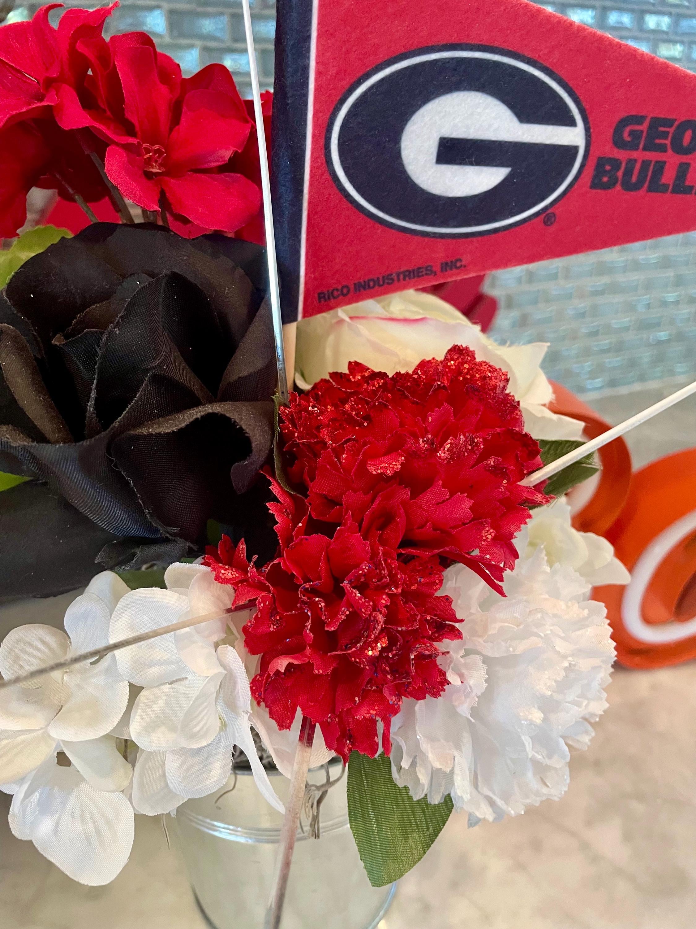 Georgia Bull Dogs Silk Floral Arrangement - Etsy