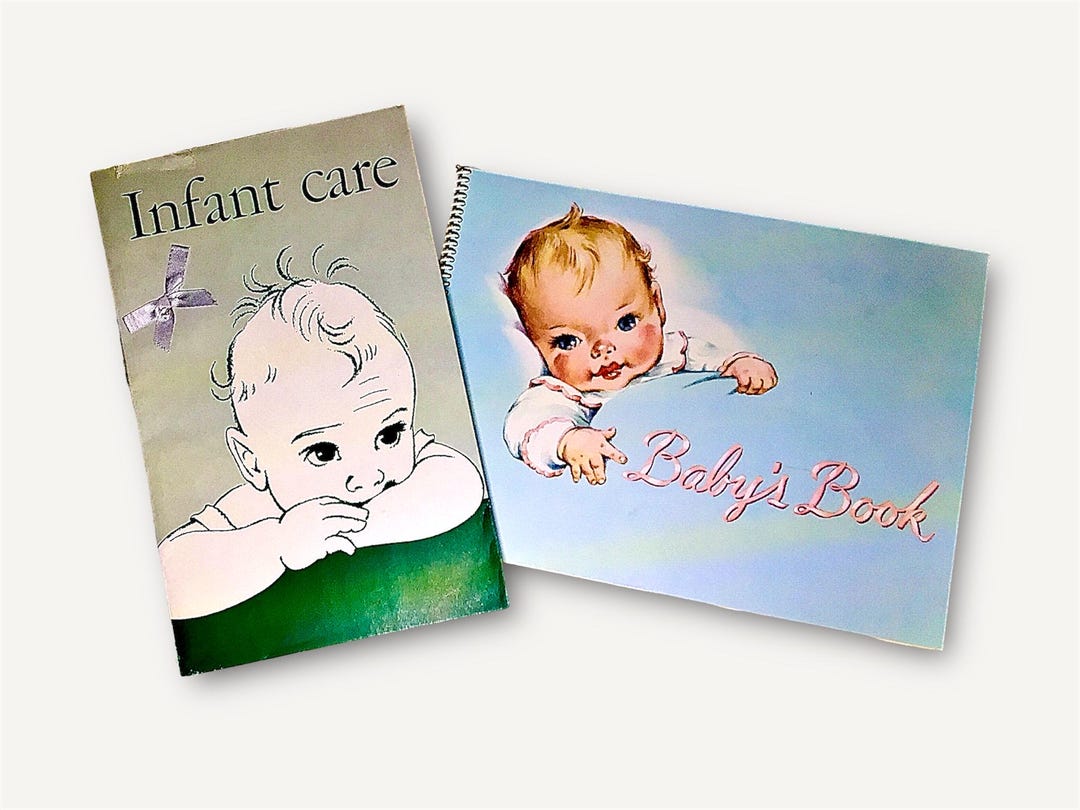 Vintage Baby Books Set: 1949 Baby's Book, 1951 Infant Care Guide ...