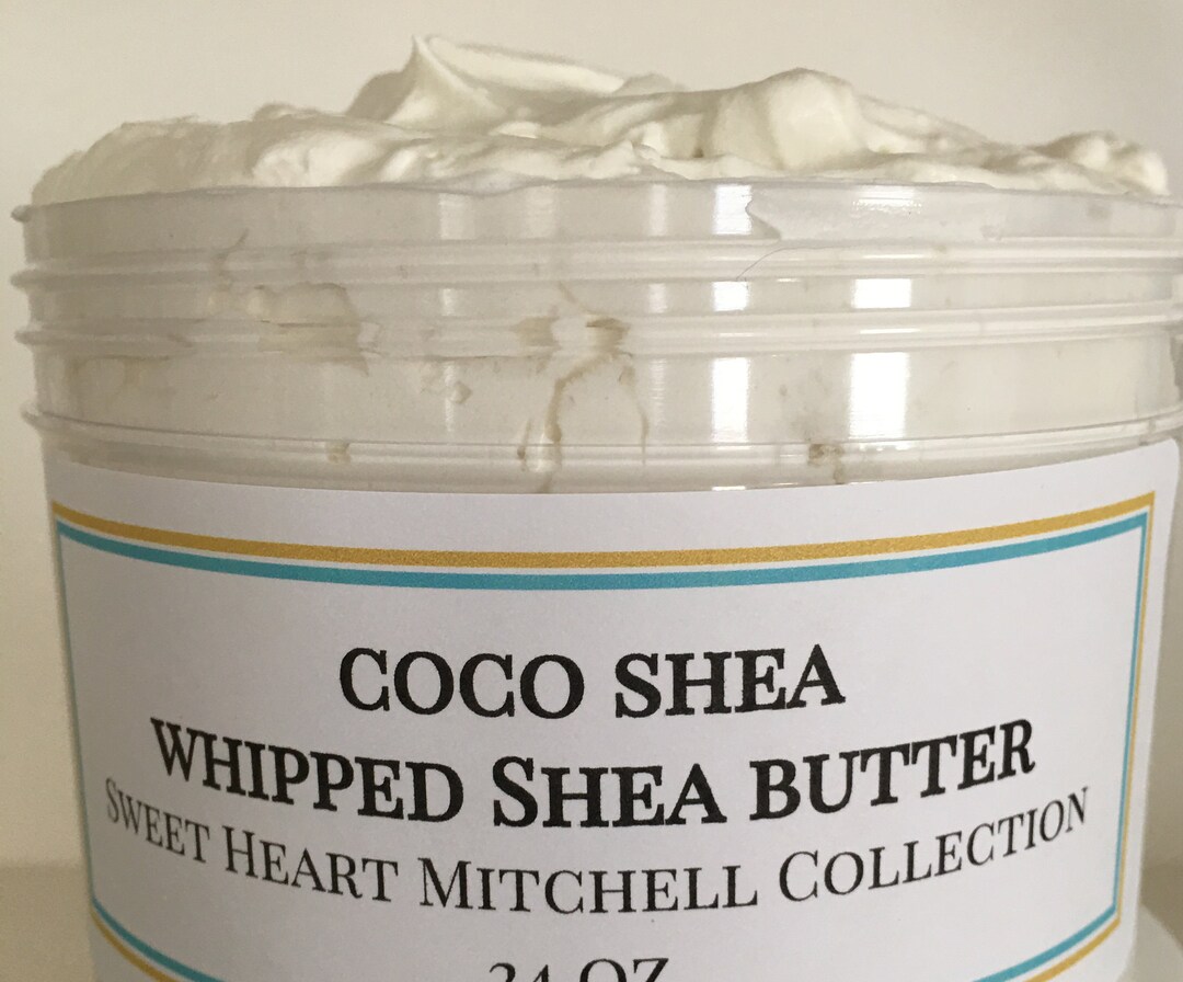 Coco Shea Whipped Shea Butter Blend With Vitamin E 12 Oz - Etsy