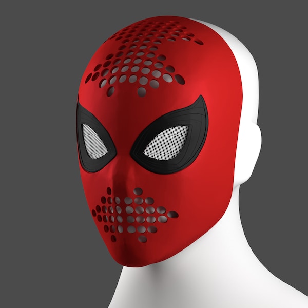 Spiderman Faceshell - Etsy