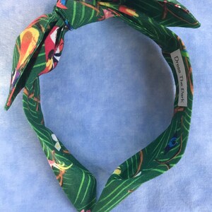Headbands With Character, Tiki Room Themed Bow Bands - Etsy