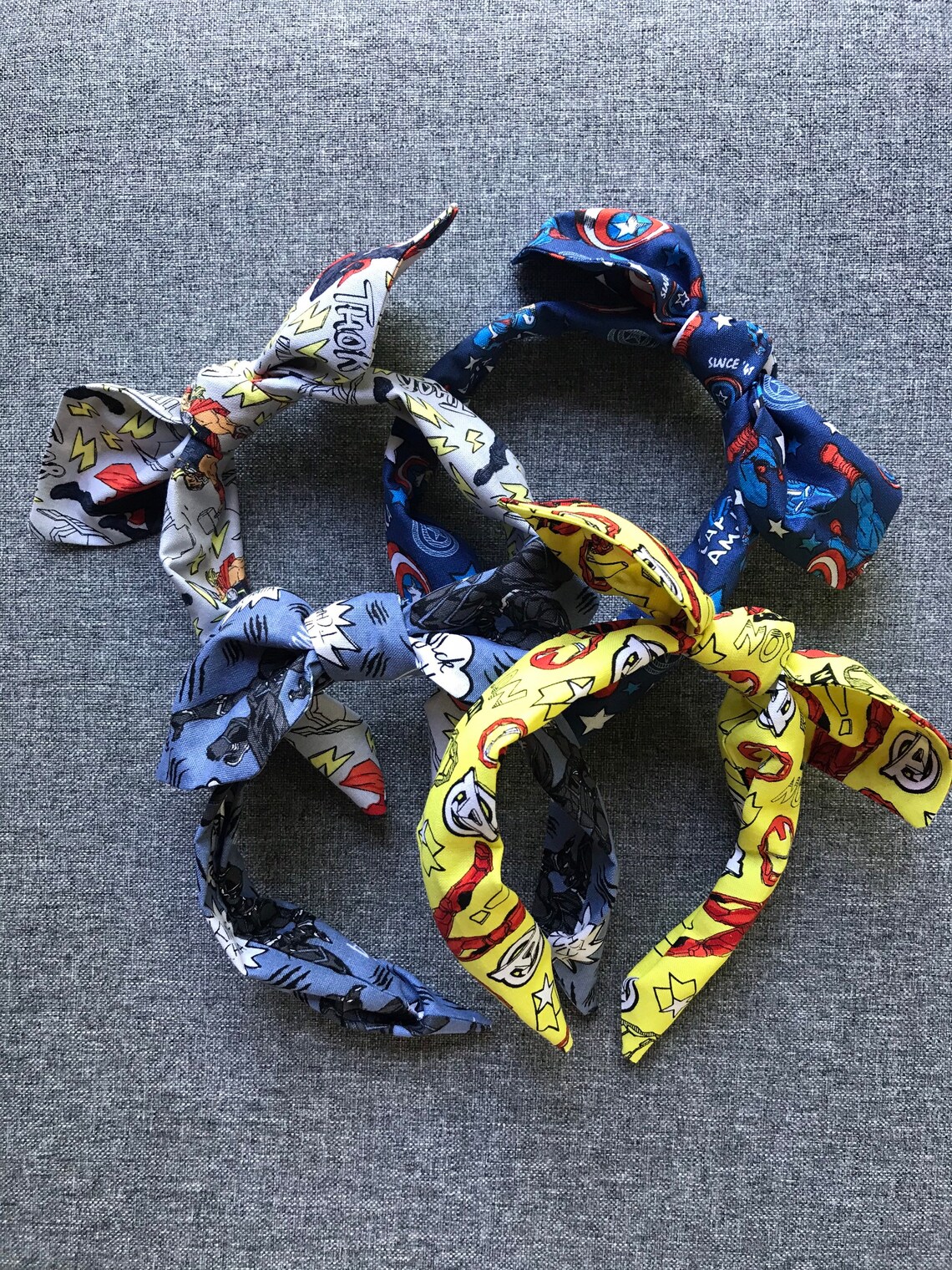 Headbands With Character, Marvel, Thor, Iron Man, Captain America ...