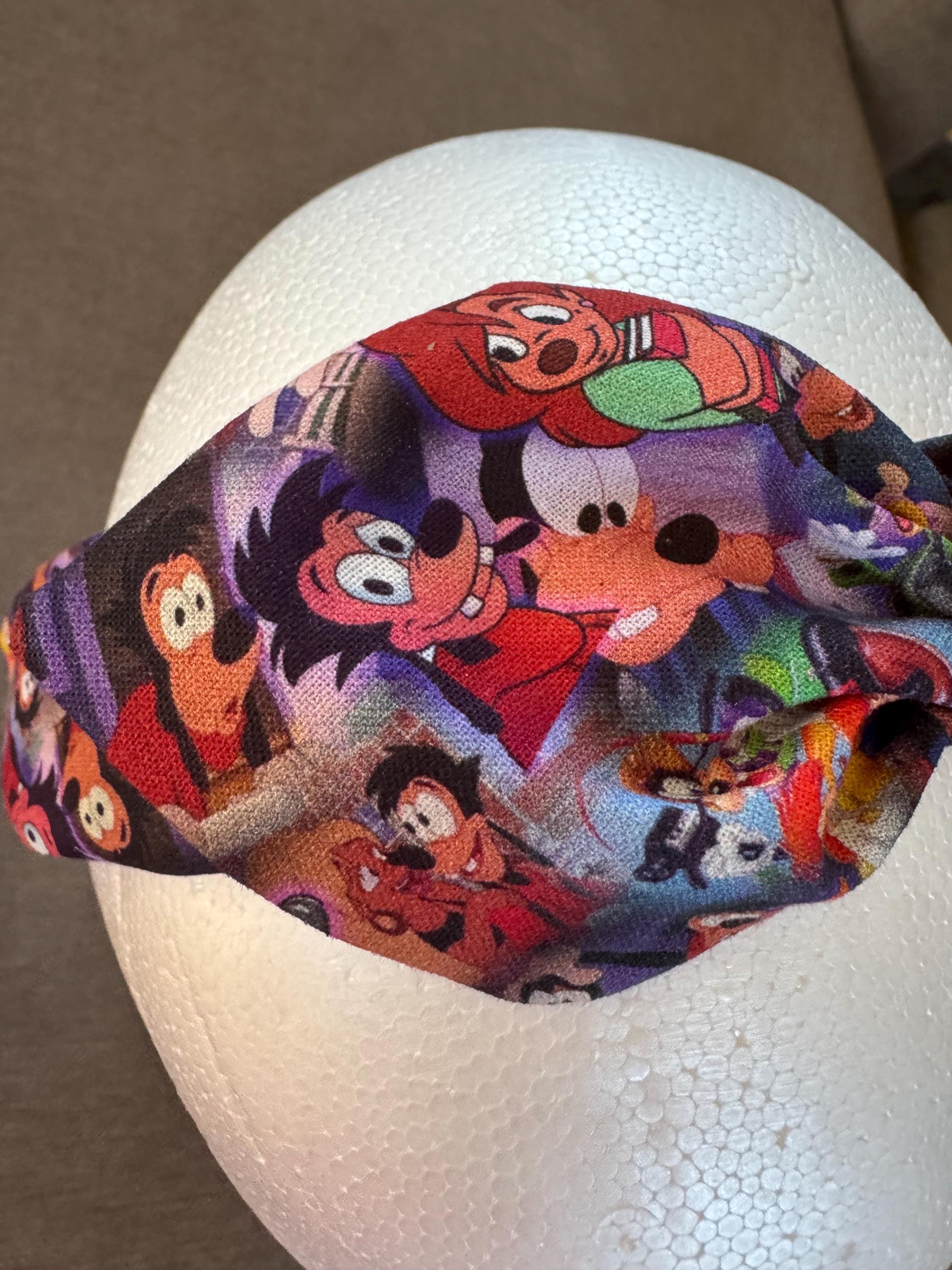 Headbands With Character, A Goofy Movie, Themed Tie Bow Band - Etsy