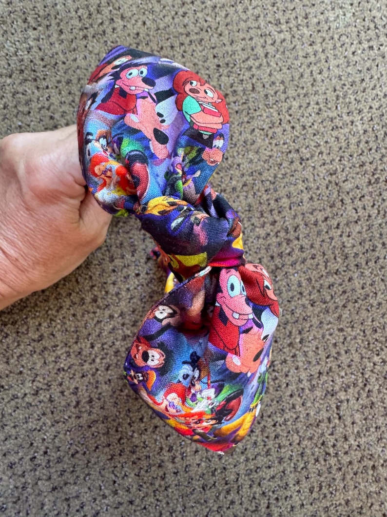 Headbands With Character, A Goofy Movie, Themed Tie Bow Band - Etsy