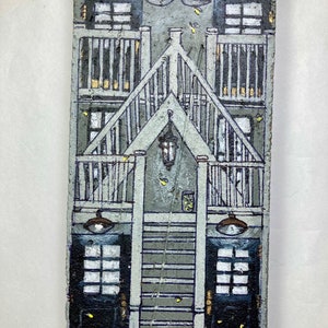 Fan Brick Lightning Bugs House. Hand Painted Brick Inspired by Richmond ...