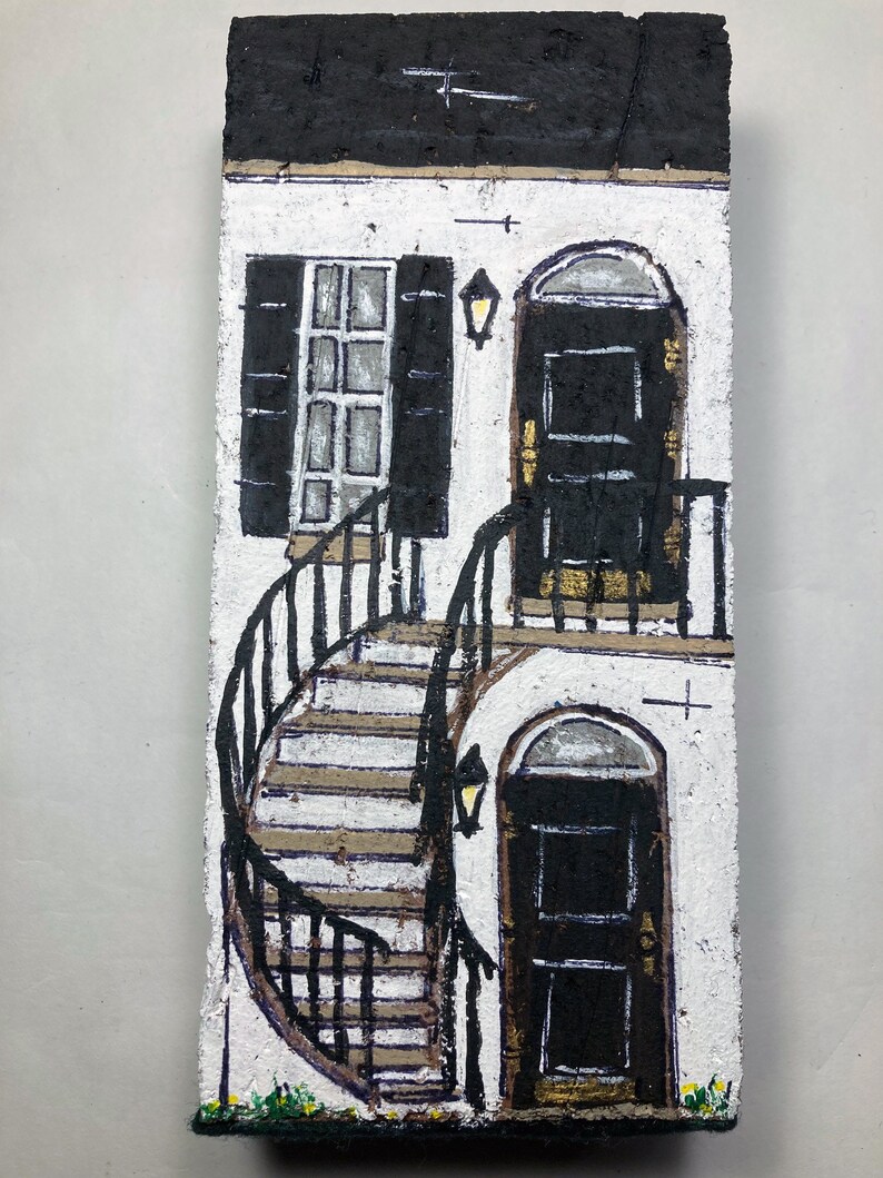 Staircase Fan Brick. Hand Painted Brick Inspired by Richmond, Virginia ...