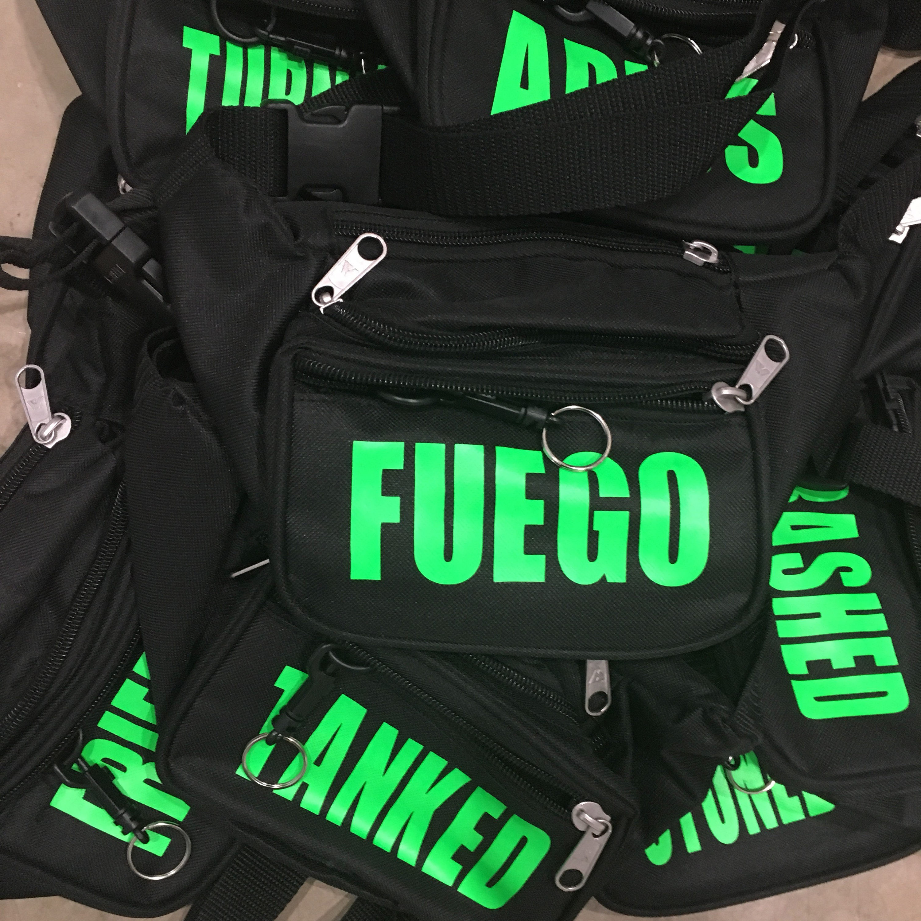 Set of Personalized /custom Fanny Packs (bachelorette, Family Vacation ...