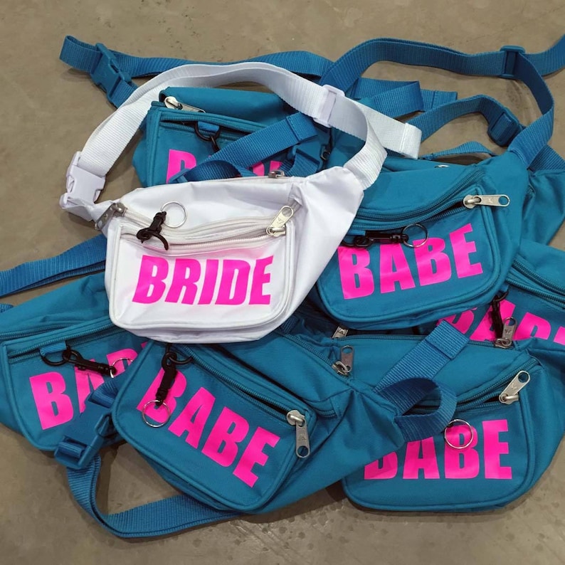Set of Personalized /custom Fanny Packs (bachelorette, Family Vacation ...