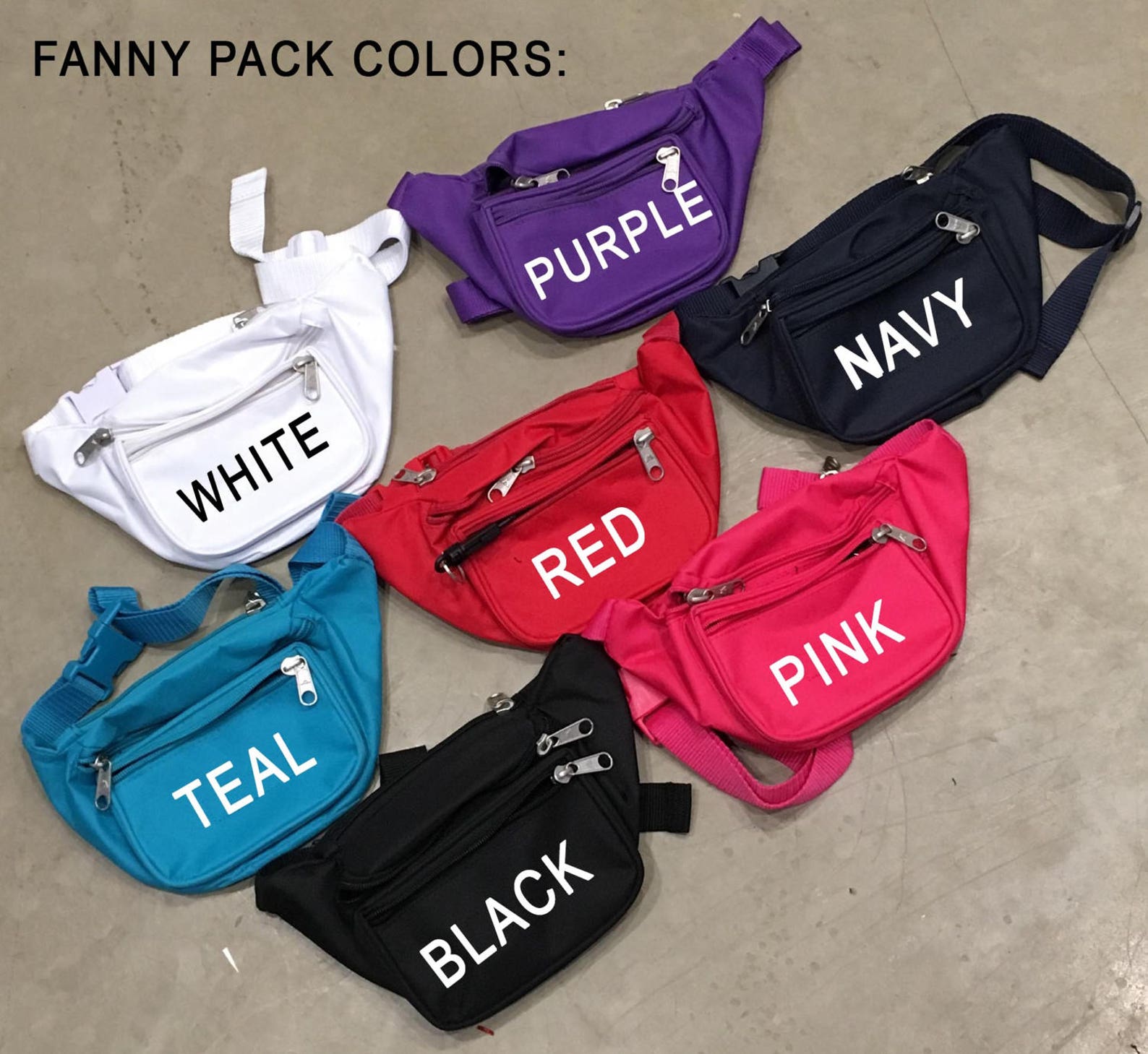 Personalized / Custom Fanny Pack (travel, Bachelorette, Birthdays, EDC ...