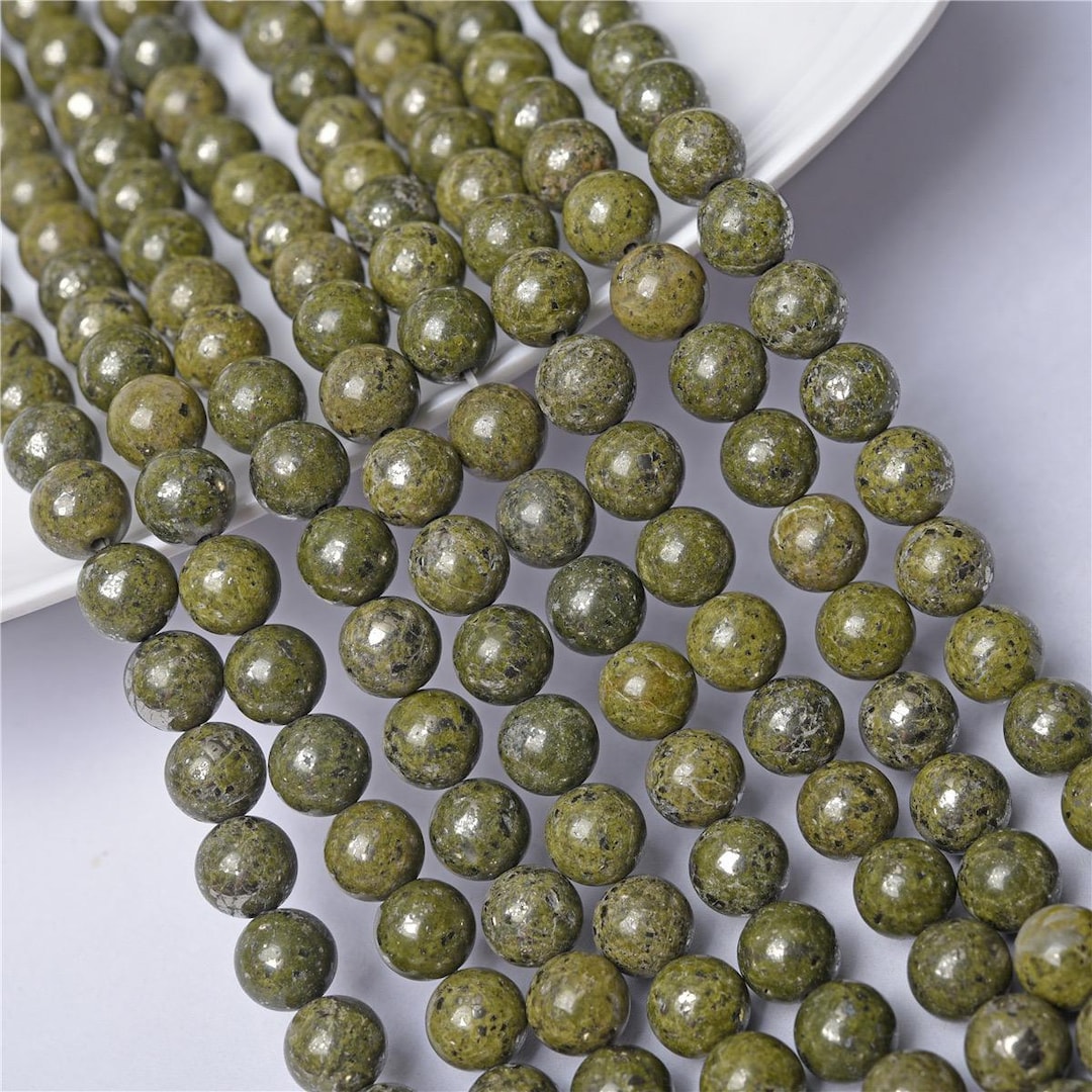 Snake Skin Stone Smooth and Round Beads,6mm/8mm/10mm Medicine King ...