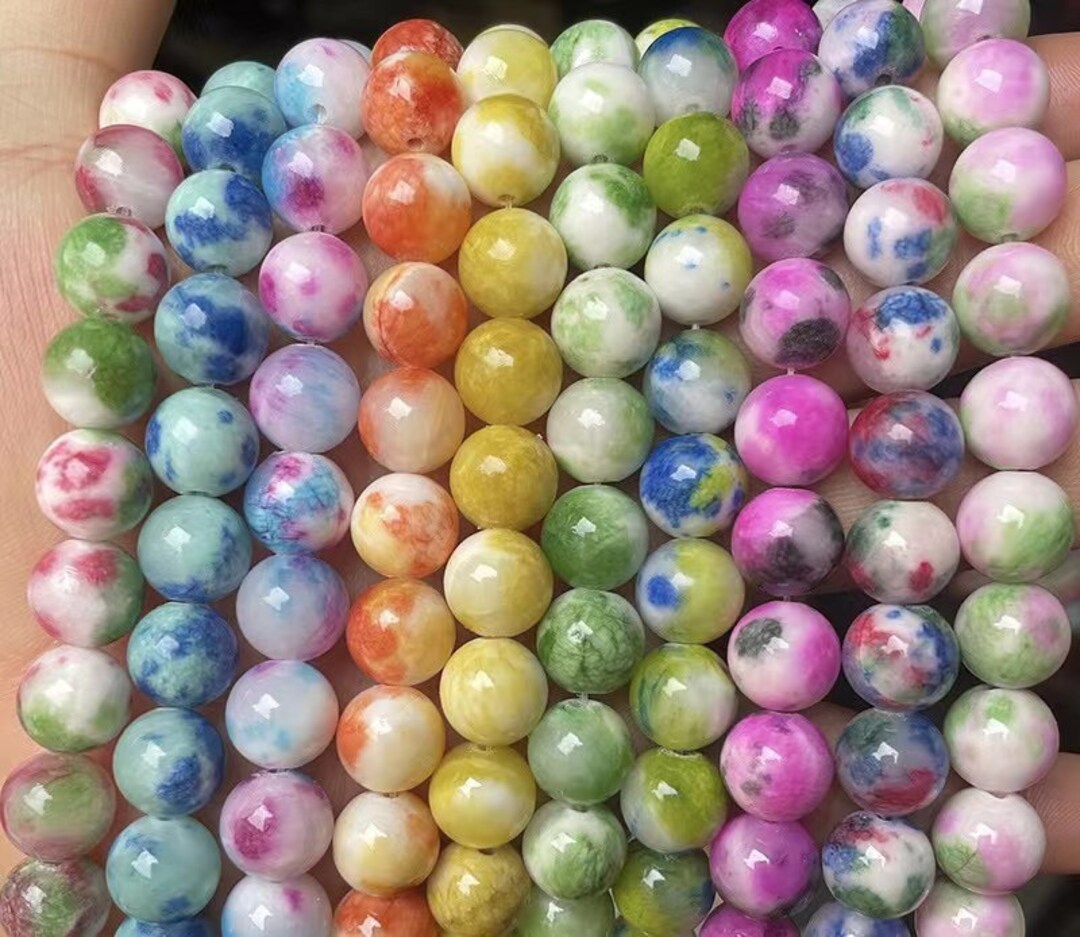 More Colors to Select Jade Smooth and Round Jade Beads,6mm/8mm/10mm ...