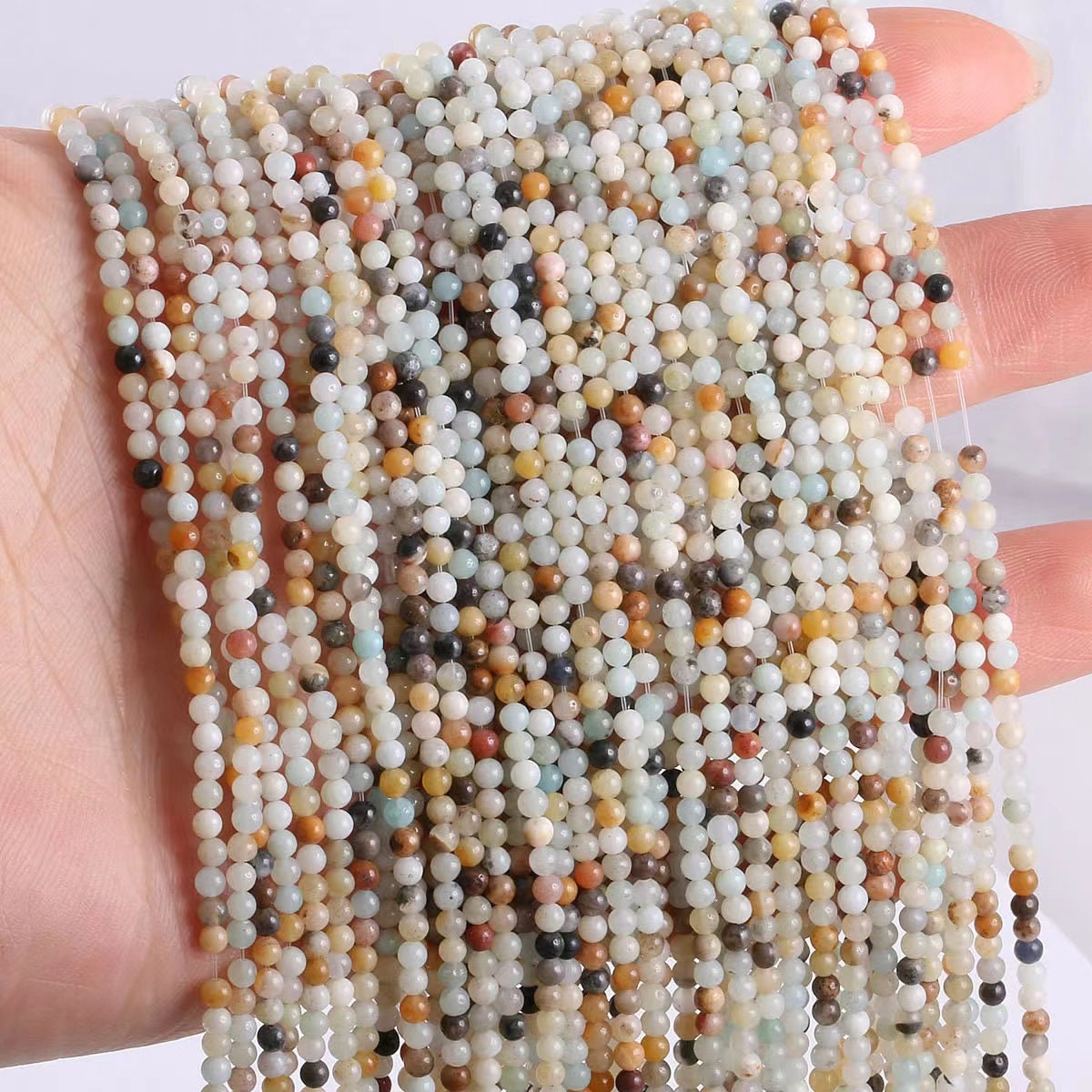 2mm 3mm Small Size Gemstone Smooth and Round Beads.small Beads ...