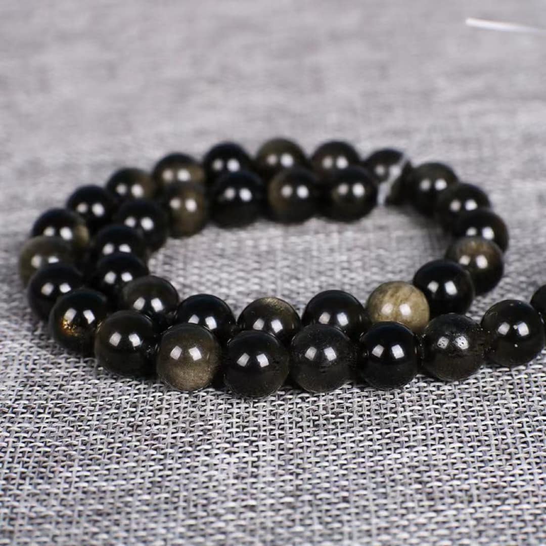 Natural Golden Obsidian Smooth and Round Beads,4mm/6mm/8mm/10mm/12mm ...