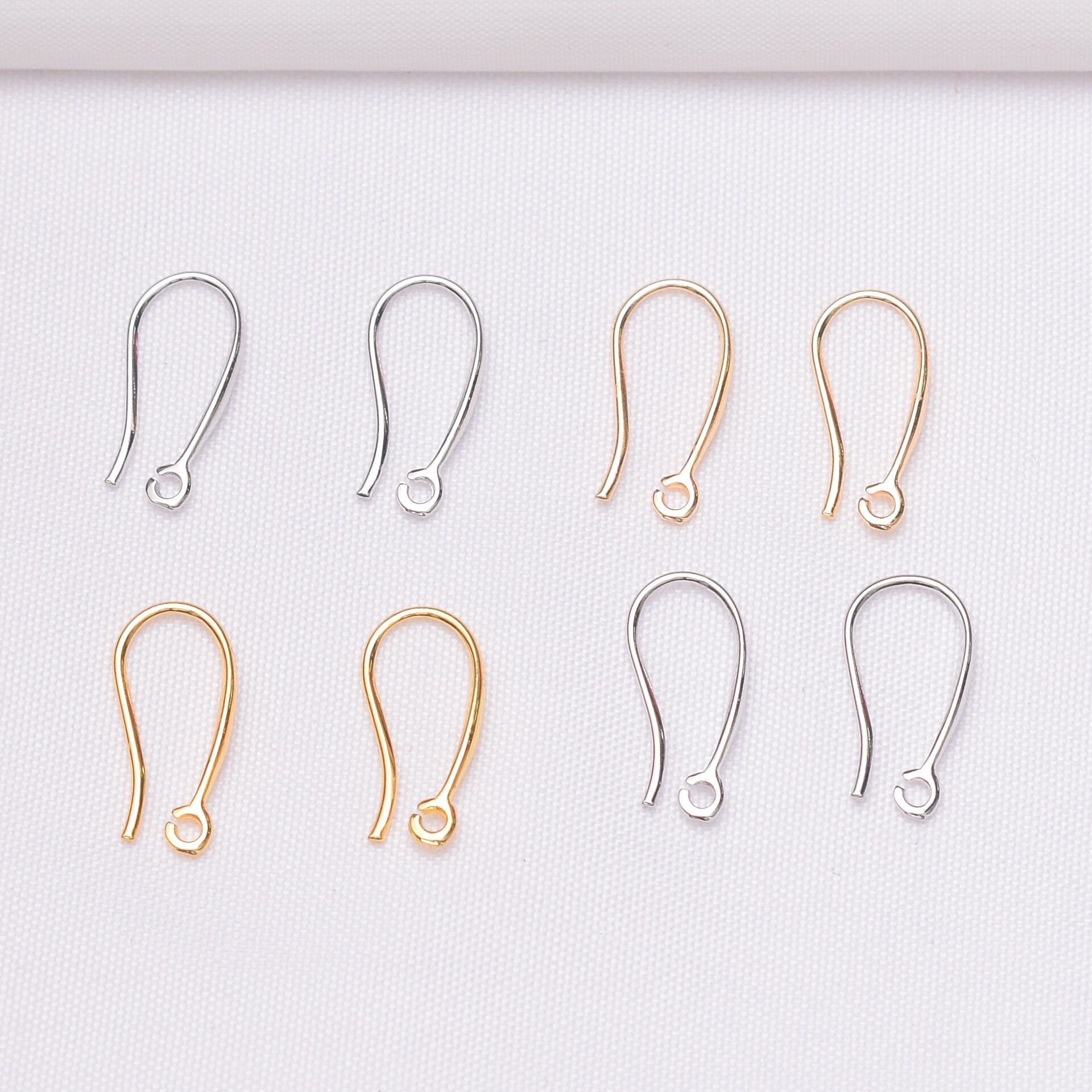 20 Pcs 14K Gold-plated U-shaped Ear Hook Jewelry Accessories,diy ...
