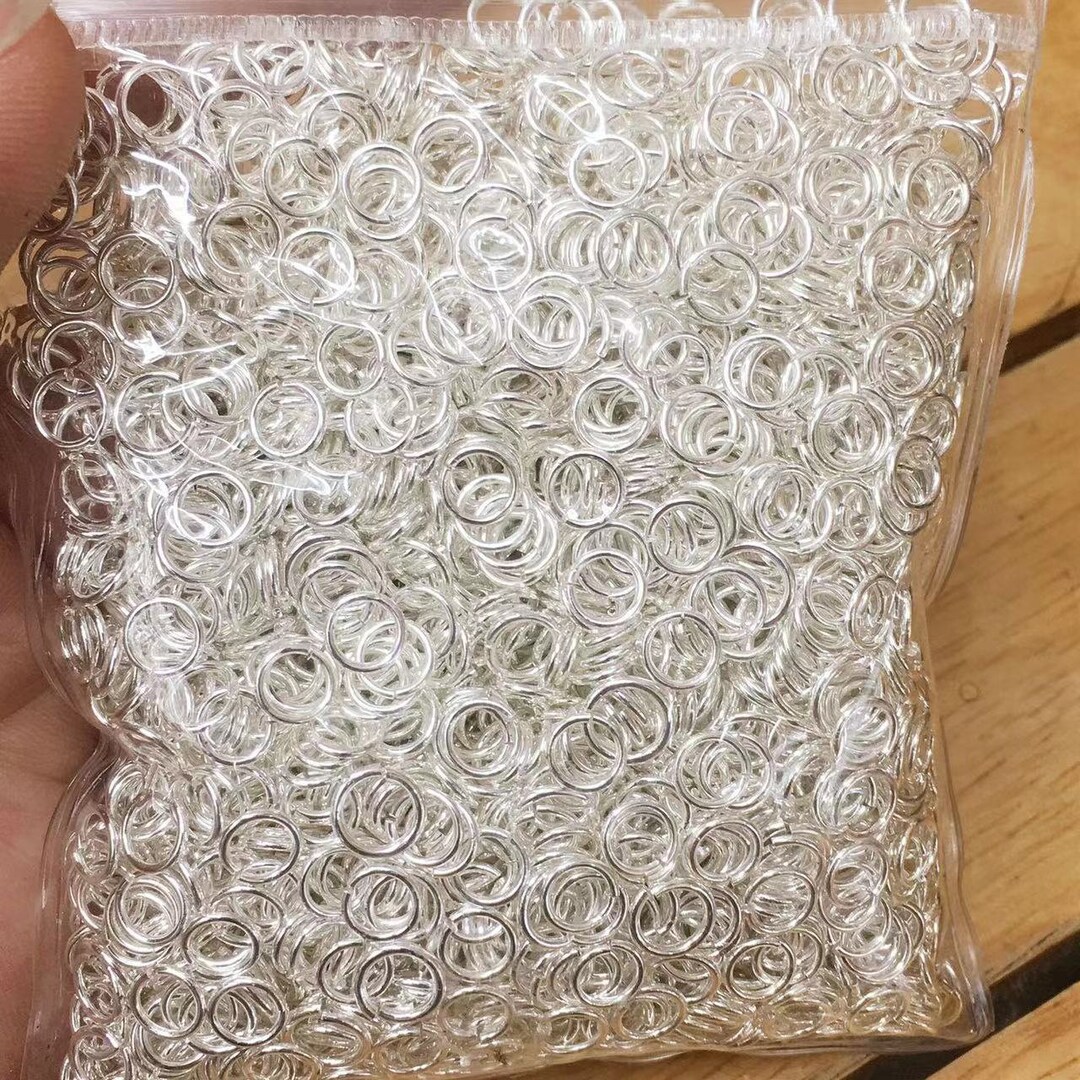 100 Pcs Copper Jump Rings,split Rings Connectors for DIY Jewelry Making ...