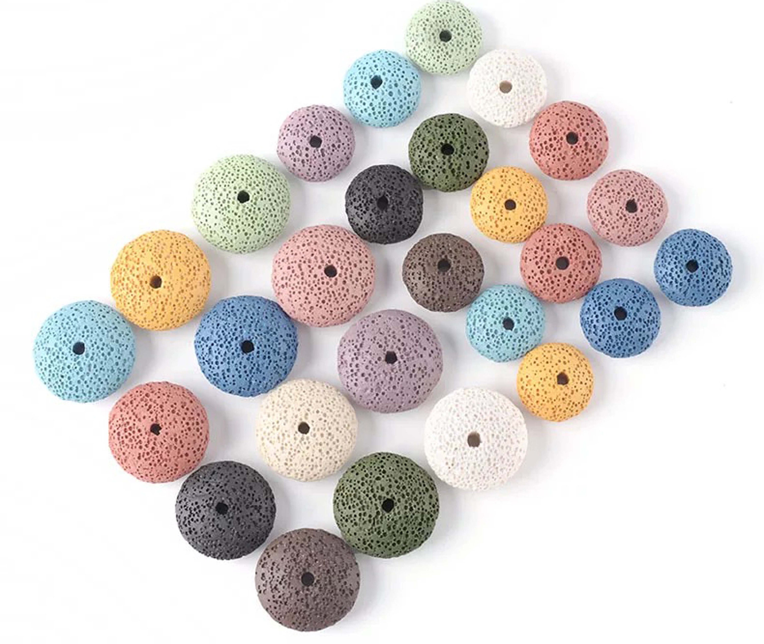 Mixcolor Abacus Lava Beadsabacus Wheel Shape Lava Volcanic - Etsy