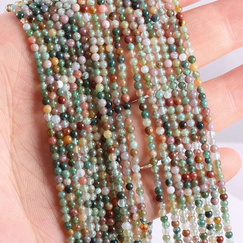 2mm 3mm Small Size Gemstone Smooth and Round Beads.small Beads ...