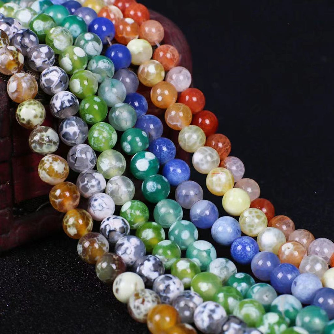 Natural Agate Smooth Round Beads,6mm/8mm/10mm/12mm Natural Agate ...