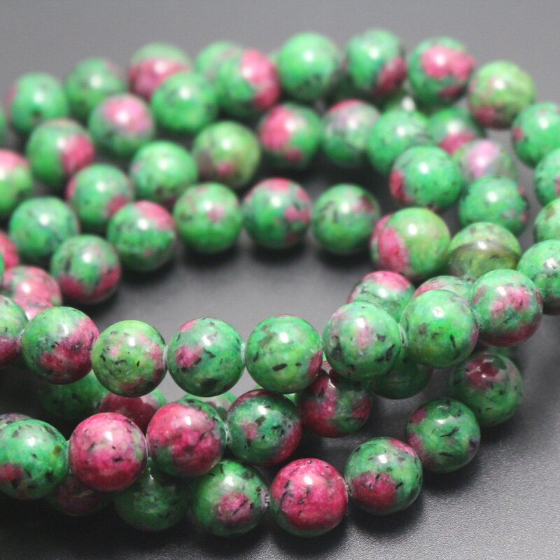 Ruby Zoisite Beads - Etsy