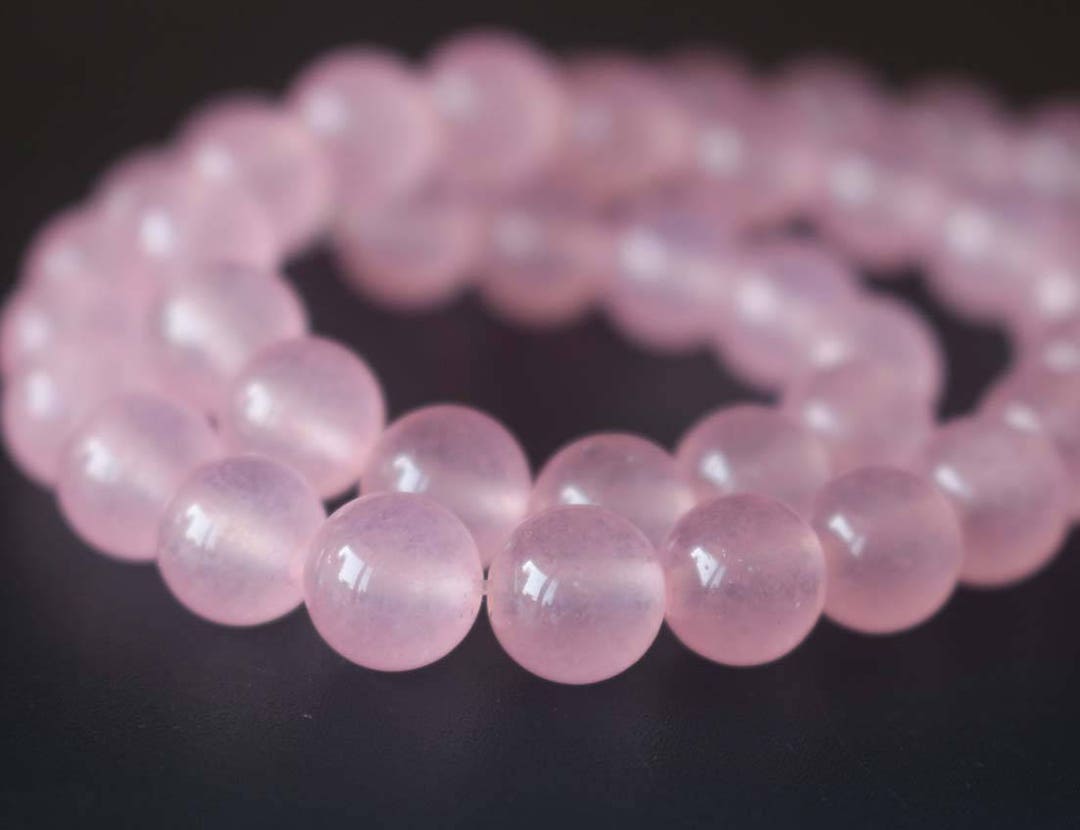 Pink Jade Smooth and Round Beads4mm/6mm/8mm/10mm/12mm/14mm - Etsy