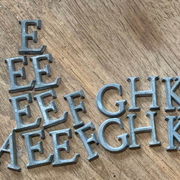 Metal Letters - Etsy