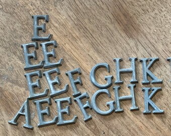 Small Metal Letters - Etsy