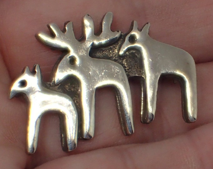 Moose James Avery Pin Sterling Silver 925, Vintage Retired, RARE Moose ...