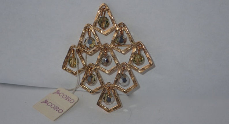 Coro Christmas Tree Pin Mid Century Modernist Abstract - Etsy